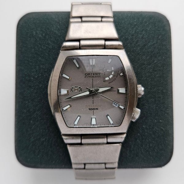 Orient titanium Automatic Power Reserve Diver's 100m EA EXAB-CO CA ...