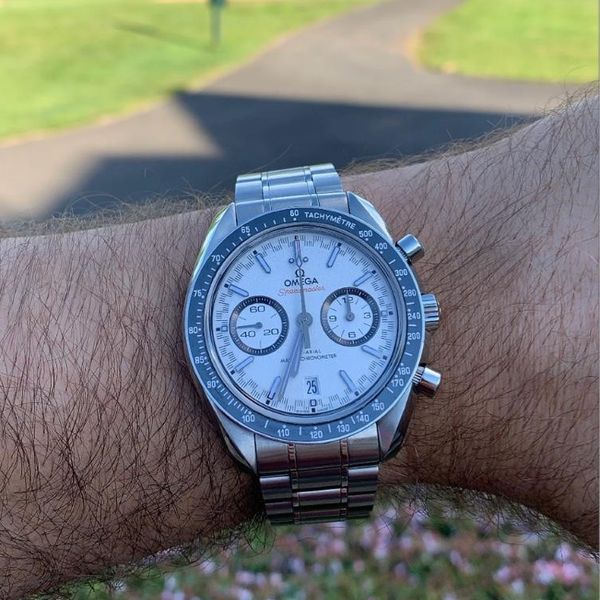 FS: Omega Speedmaster Racing Automatic White Dial 329.30.44.51.04.001 ...