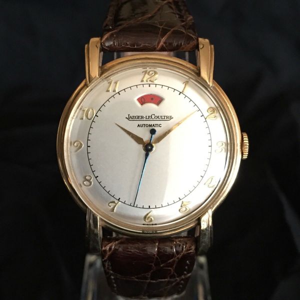 JAEGER LECOULTRE POWERMATIC AUTOMATIC VINTAGE WRISTWATCH 10K GOLD ...
