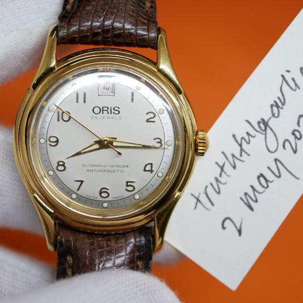 [WTS] ORIS Gold Plated Automatic 34mm for $259. Sold Comps Around $370 ...