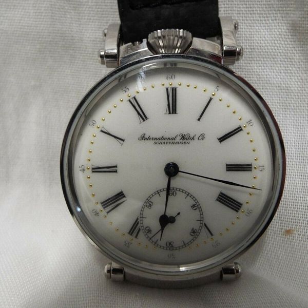 IWC SCHAFFHAUSEN 1908 Pocket Watch Converted to Luxury Wristwatch ...