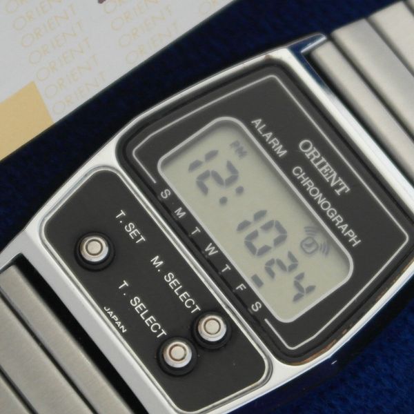 Vintage ORIENT Digital Quartz Men's Dress Watch 1978 Original Box G ...
