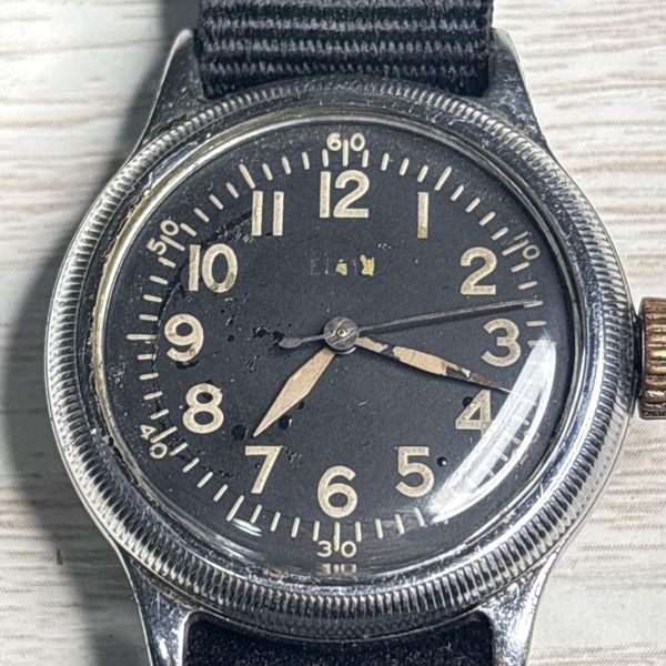 Vintage Elgin Type A-11 WWII 31MM Men's Military Issue Wristwatch ...