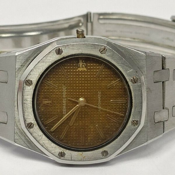1970's Audemars Piguet Royal Oak Ref 4100 (Damage Case, Rust Movement ...