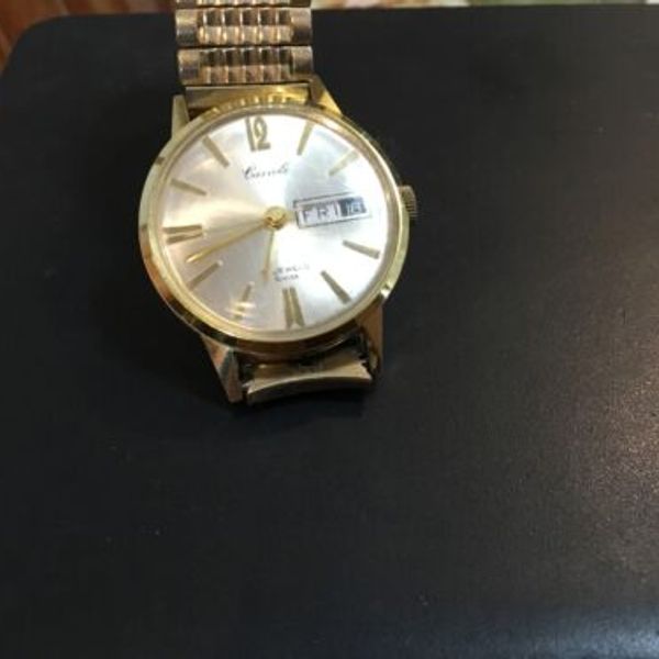 Vintage Men’s Wristwatch Cariole Goldtone Calendar Runs | WatchCharts ...