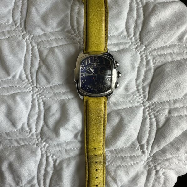 Rare Invicta Men Lupah Swiss Chronograph Blue Face Watch 2099 ...