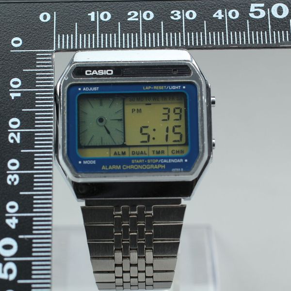 New Batt Vintage 80's Casio AX-210 Alarm Chronograph Digital Watch ...