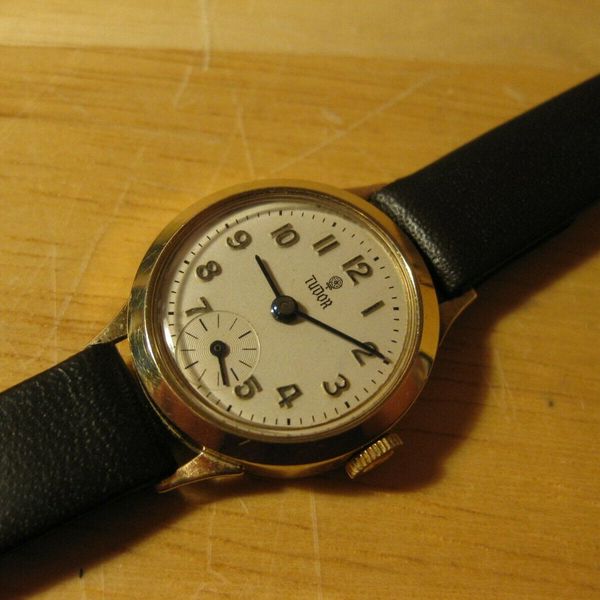ROLEX TUDOR 'SMALL ROSE' 1960'S 9CT SOLID GOLD VINTAGE MECHANICAL ...