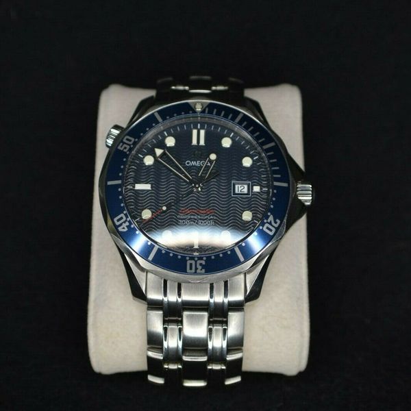 2010 OMEGA SEAMASTER 41MM BOND 22218000 QUARTZ WITH BOX AND DOCS FULL ...
