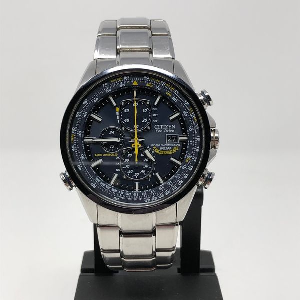 Citizen Eco Drive Blue Angels H800-S081157 Radio Controlled Men's Watch ...