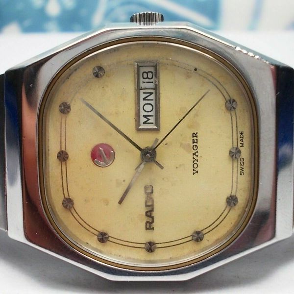 Rado 'Voyager' model no. 636.3377.4 - Day/Date Gents Swiss Automatic ...