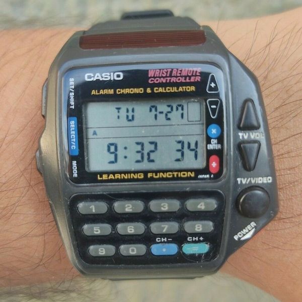 Vintage Casio CMD-40B Module 1175 Remote Controller Mens Watch Works ...