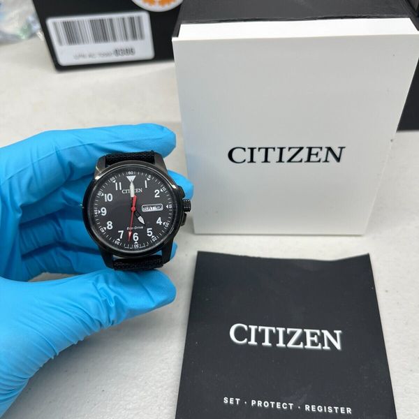 Citizen Men's Eco-Drive Weekender Garrison Field Watch BLACK BM8186-15E ...