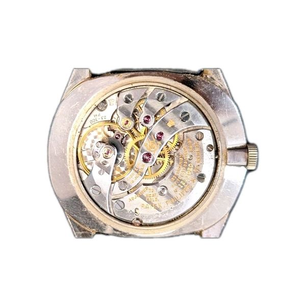 Patek Philippe Ellipse 3581 montre vintage watch or blanc tropical dial ...