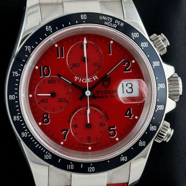 Tudor Tiger Prince Date Chronograph 79260 Box & Papers 40mm Automatic ...
