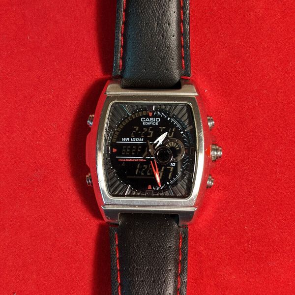 VERY NICE Casio Edifice EFA-120 Chronograph Thermometer Watch â ...