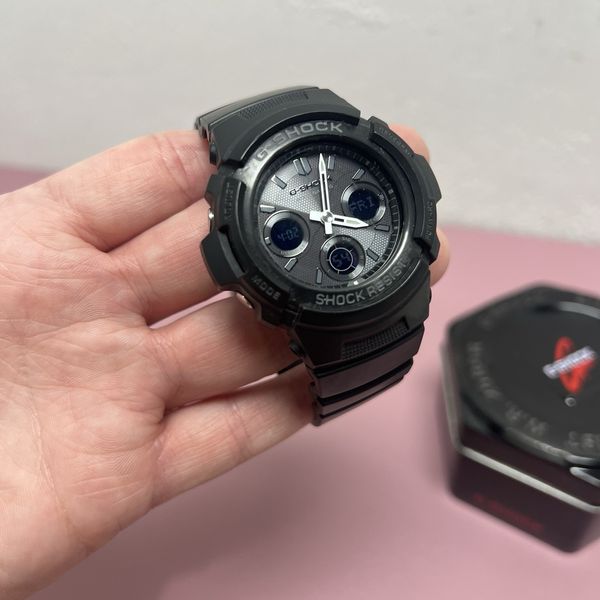 Casio G-Shock Men's 5230 AWG-M100B Tough Solar Analog Digital Watch ...