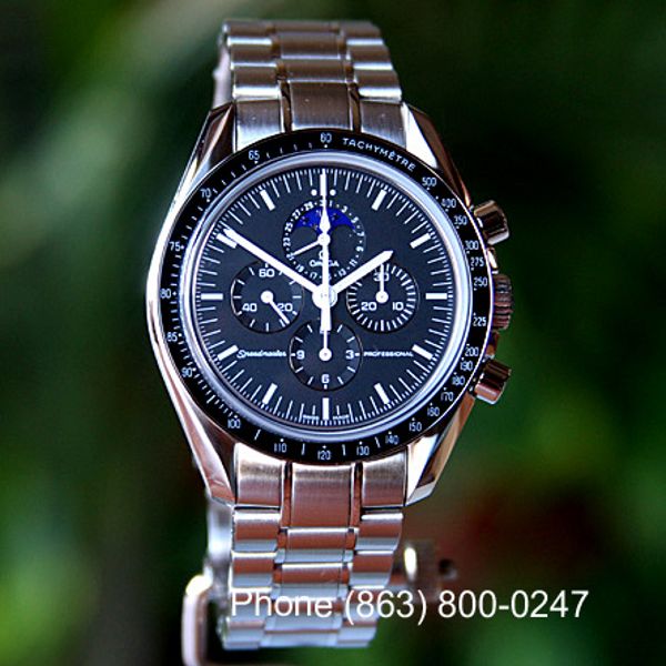 FS Omega Speedmaster Professional Moonwatch Chronograph Moonphase 42mm ...