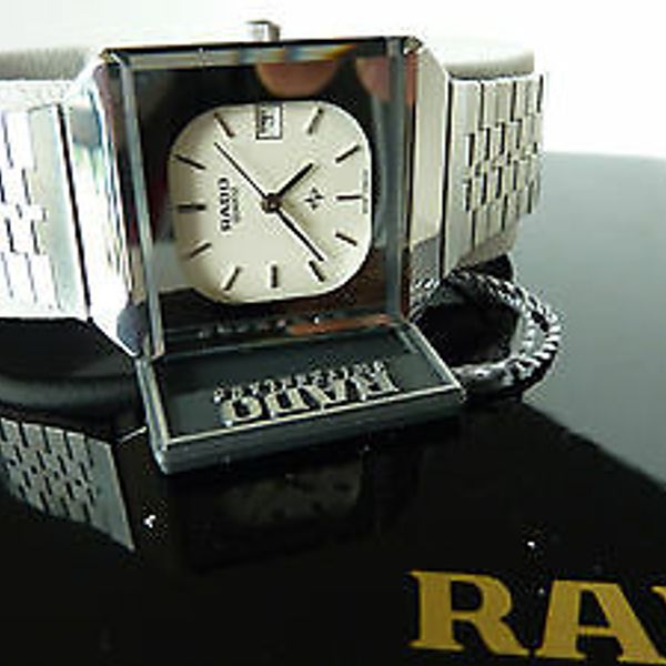 Rado Retro Men's watch Old New stock Perfect condition. 90's Rare RADO ...