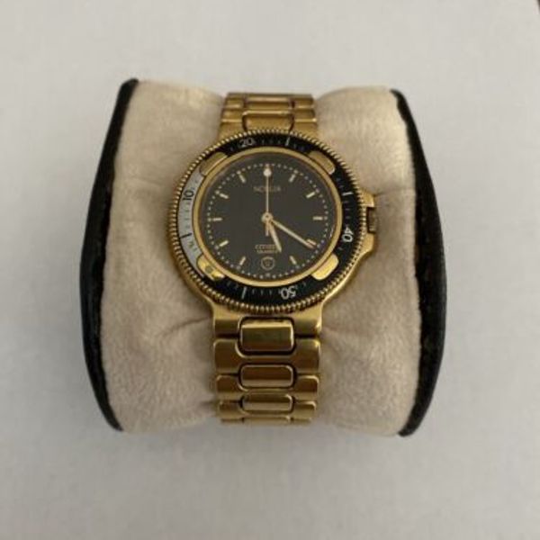 Citizen NOBLIA Vintage Watch Quartz Movement Rotating Bezel 1990's ...