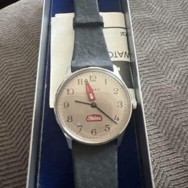 Vintage Timex Heinz Ketchup Manual Wind Watch WORKS. | WatchCharts ...