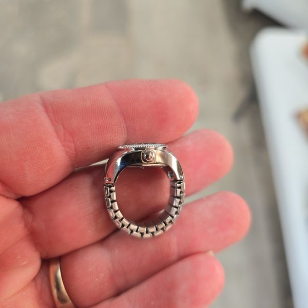 Vintage Fossil Ring Watch With Original Collectible Fossil Tin â 2000s ...
