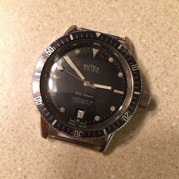 FS: Very Rare Butex 200m Diver from ~ 1965 w/ '65 Nato *Awesome Vintage ...