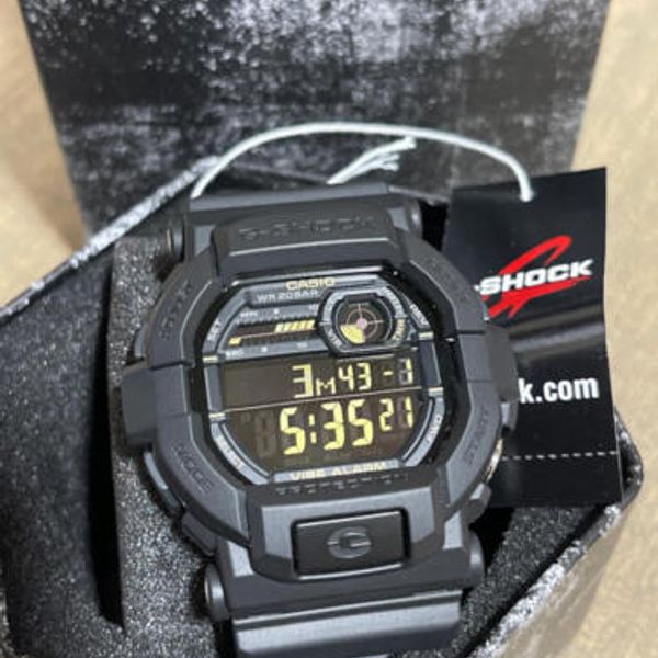 Casio G-Shock Men's GD350-1B G Shock Black Watch | WatchCharts