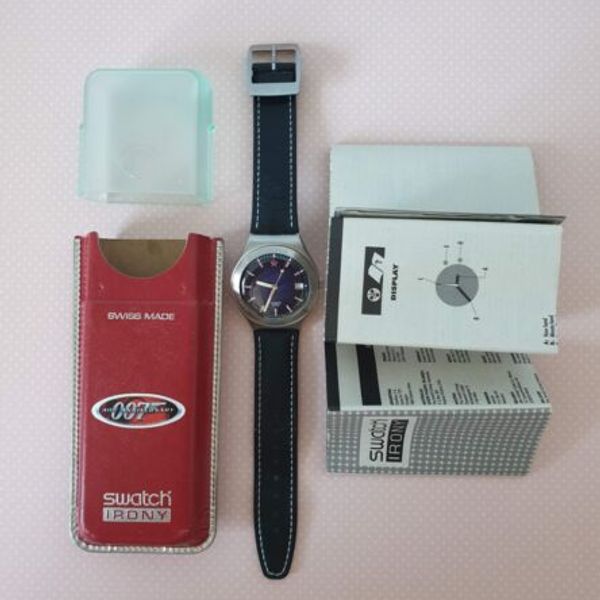 SWATCH IRONY CHRONO 007 James Bond 40th Anniversary Watch. From Russia ...
