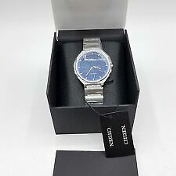 Citizen Eco-Drive E031-S121027 Blue Dial Watch w/ Box NWT FC592 ...