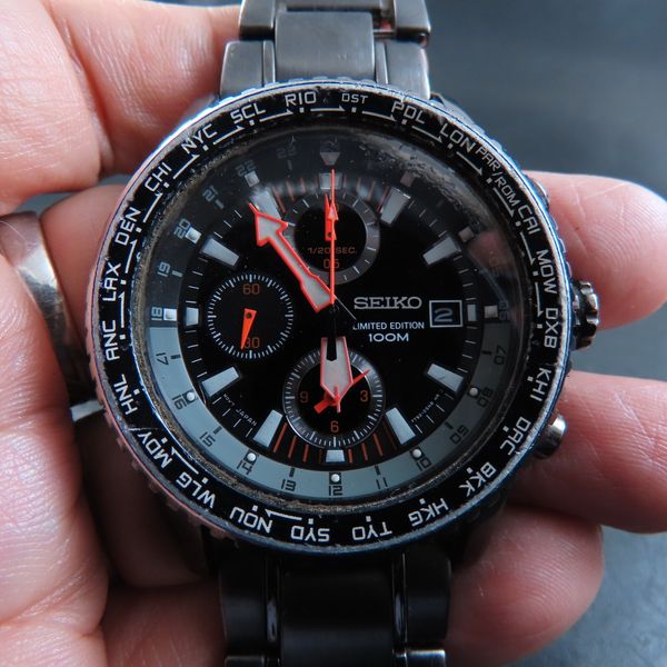 7T92 Japan Seiko Chronograph 100M Quartz Men Watch | WatchCharts ...