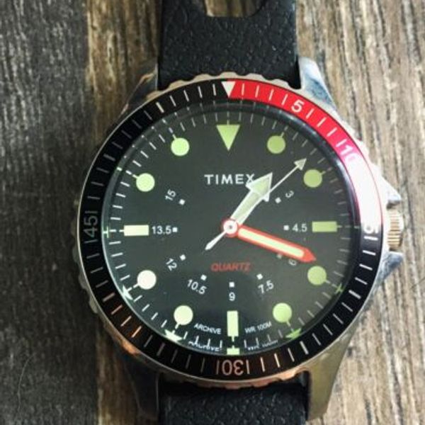 Timex Archive Series Navidepth Skin Diver 38 mm Quartz Twh1y2710 ...