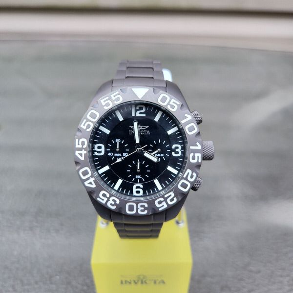 Invicta 20455 TI-22 Titanium Men's Quartz Chronograph Bracelet Watch ...