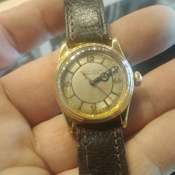 1941 Rolex Falcon ref. 4070 Midsize boys 14k gold filled & SS ...