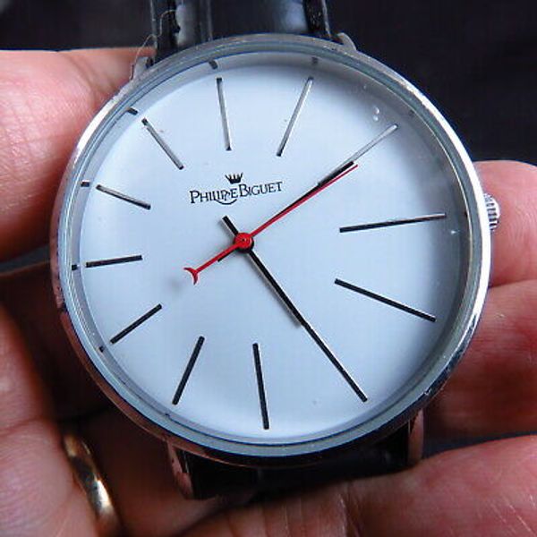 NEW PHILIPPE BIGUET MODERN QUARTZ MEN WATCH | WatchCharts Marketplace