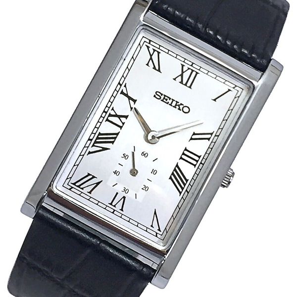 Seiko Sub-Second Slim Quartz Luxury/Formal Men's Japanese SS Wrist ...