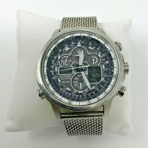Citizen Navihawk A-T Eco-Drive Chronograph Men's Watch JY8037-50E ...