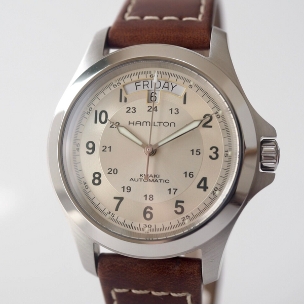 Hamilton Khaki Field King H644550 Automatic Day/Date Watch Video ...