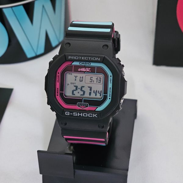 CASIO G-SHOCK GW-B5600GZ-1 Gorillaz Collab Solar Bluetooth Digital ...