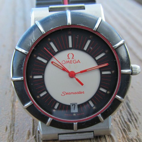 Omega Seamaster Dynamic 1430 Spider Vintage Quartz Watch, Ω, Authentic ...