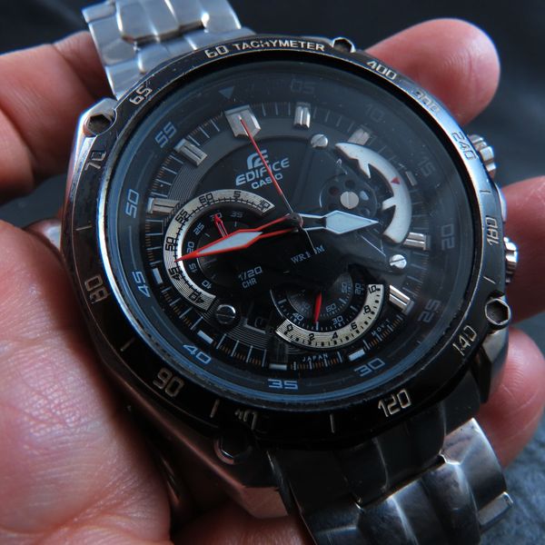 EF-550 Casio Edifice Chronograph Quartz Men Watch | WatchCharts Marketplace