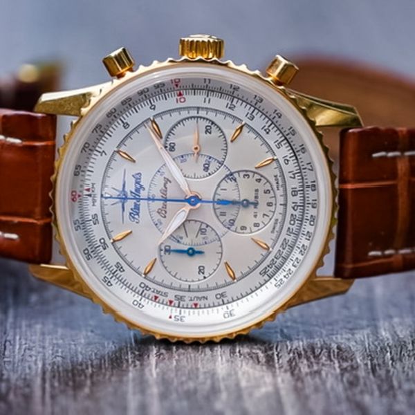 FS: Breitling Navitimer 38mm Blue Angels Gold | WatchCharts Marketplace