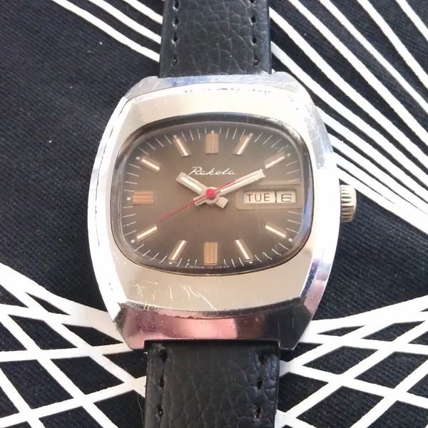 Rare Vintage USSR Raketa 2628.H 19 Jewels Mechanical Men's Russian ...