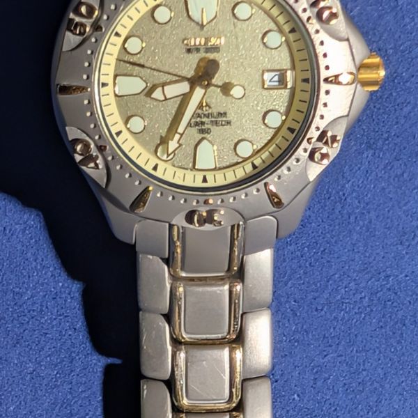 Citizen Mens Titanium Solar-Tech 180 Eco-Drive Wristwatch | WatchCharts ...