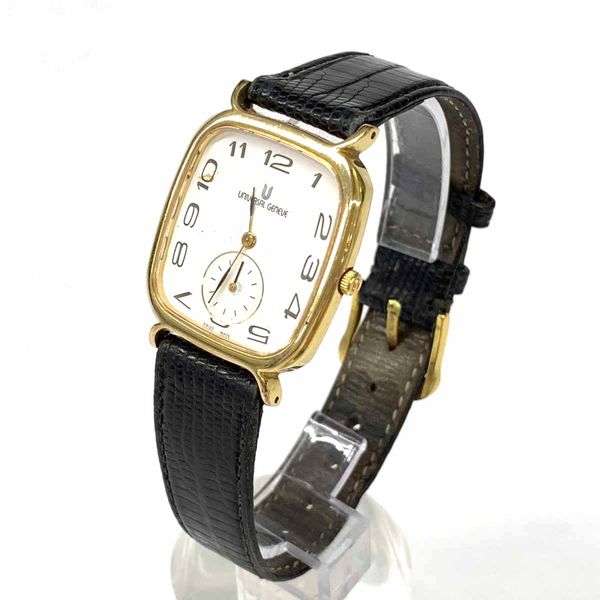 Universal Geneve universal Geneva watch quartz 165117 gold color image ...