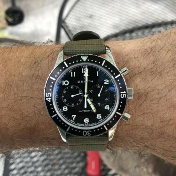 Zenith Heritage Chronometre Tipo CP2 Chronograph Watch | WatchCharts