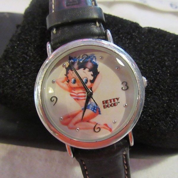 BETTY BOOP KFS Hearst Watch 2004 Americana Leather Band | WatchCharts