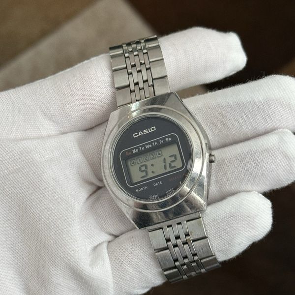 Rare Vintage Casio Casiotron R-15 Menâ s Digital Calendar Watch JDM ...