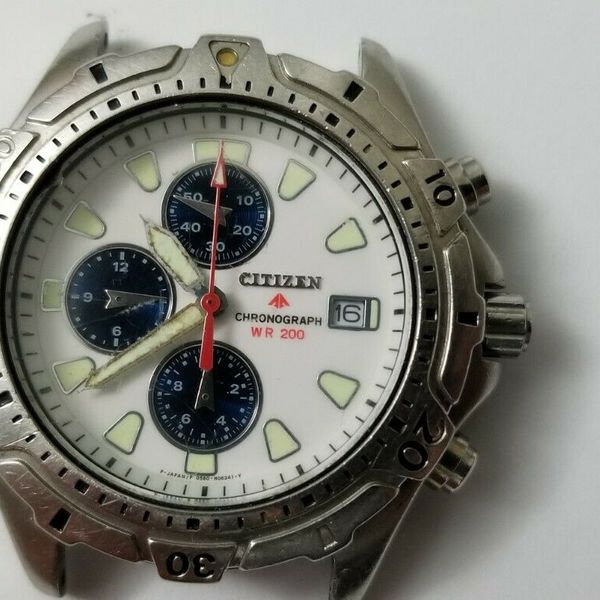 Citizen Promaster WR 200 Chronograph 0560-C50880 vintage divers Japan watch | WatchCharts ...