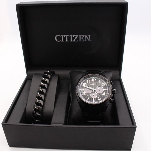 Citizen Eco-Drive CA4285-68E Brycen Black Chronograph Men's Watch ...